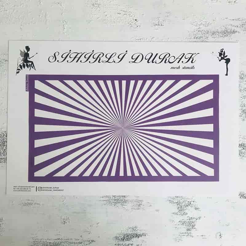 Mesh Stencil Light Beam - Sihirli Durak