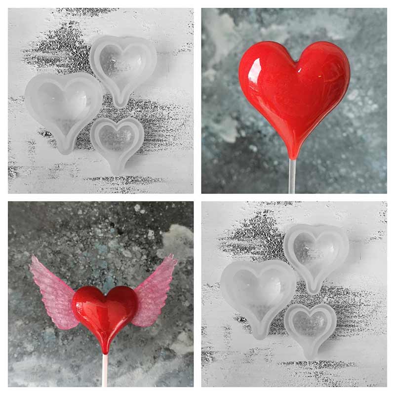 Isomalt Series Heart Medium Eps - Sihirli Durak